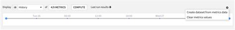 How To Clear Metrics And Checks History — Dataiku Community