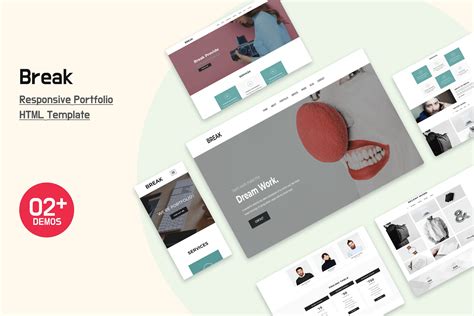 Break Responsive Portfolio Html Template