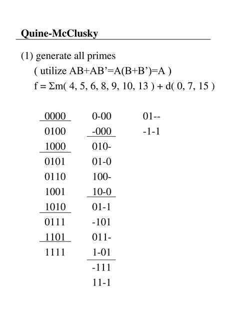 Ppt Two Level Logic Optimization Powerpoint Presentation Free