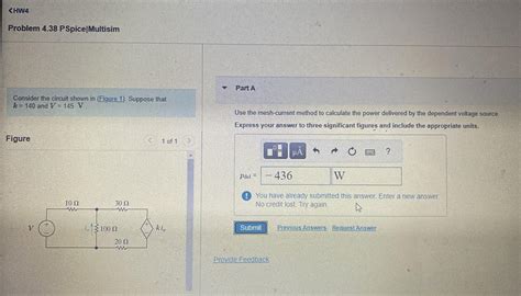 Problem 4 38 ﻿pspice Multisimconsider The Circuit