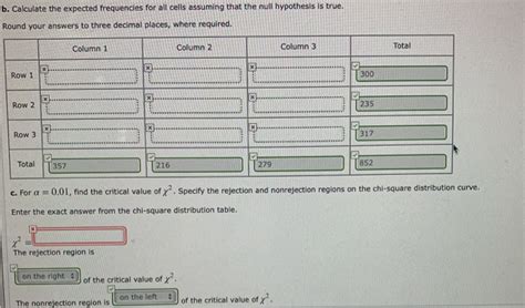 solved consider the following contingency table that is