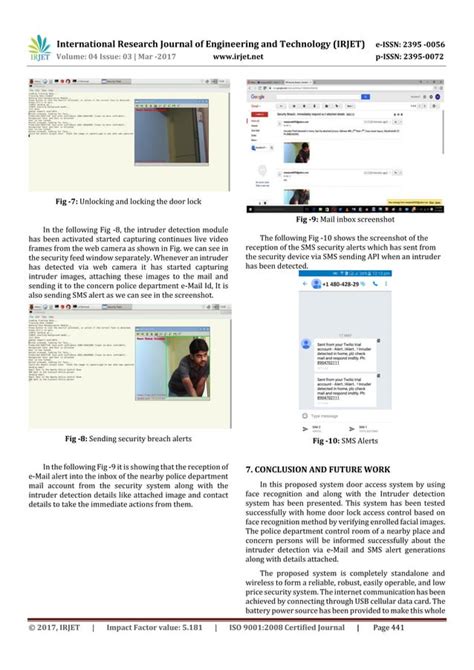 Home Security System And Door Access Control Based On Face Recognition Pdf