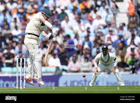Australias Steven Smith Plays A Shot On The First Day Of The Icc World