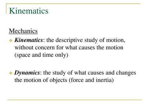 PPT Kinematics In One Dimension PowerPoint Presentation Free Download ID 6010087