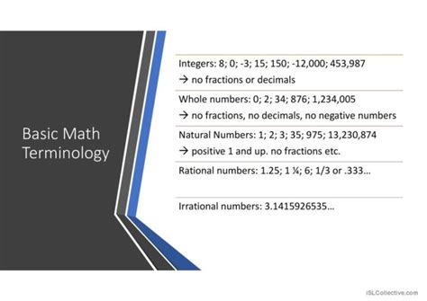 Square Roots Cube Roots Pythagorea English Esl Powerpoints