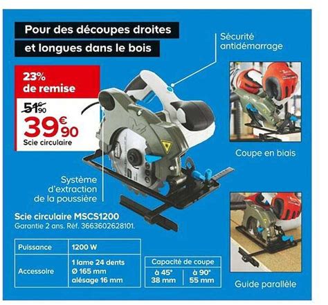 Introducir 101 Imagen Scie Circulaire Sur Table Castorama Fr