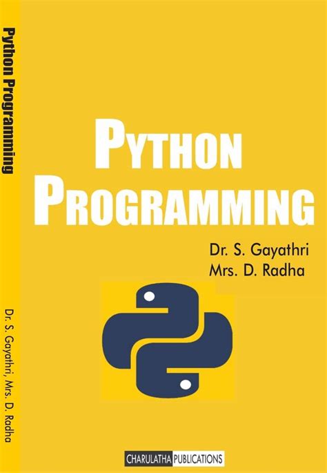 Python Programming Dr S Gayathri D Radha Amazon In Books