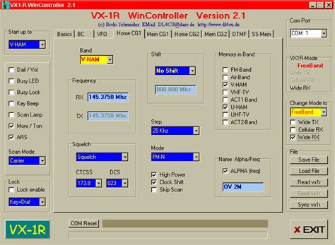Software For The Vx1r Radio