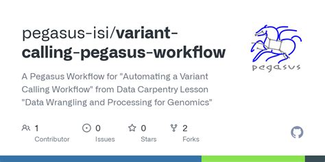 Github Pegasus Isivariant Calling Pegasus Workflow A Pegasus