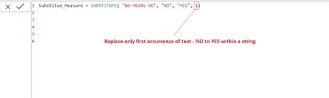 Substitue Function Dax Sql Bi Tutorials