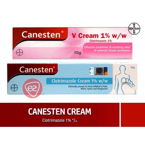 Canesten Clotrimazole W W Cream G G Canesten V Cream G Mal Xcrz Shopee