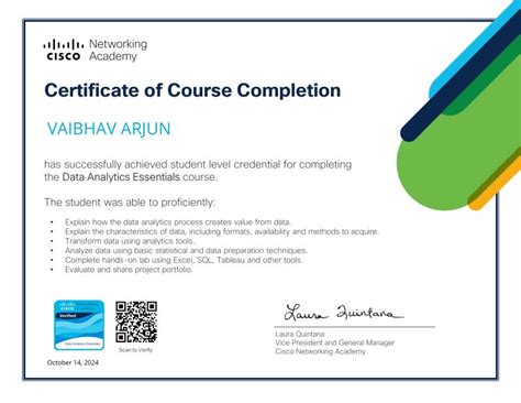 Vaibhav Arjun On Linkedin Dataanalytics Ciscocertified Datadriven
