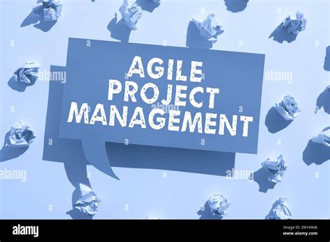 Text Caption Presenting Agile Project Management Conceptual Photo