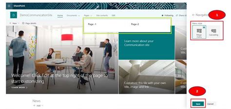 Sharepoint Modern Communication Site No Code Feature For Header Footer