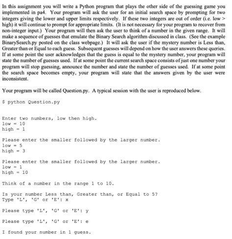 Solved In This Assignment You Will Write A Python Program
