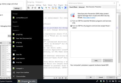 Jumplist Support Issue Notepad Plus Plus Notepad Plus Plus GitHub