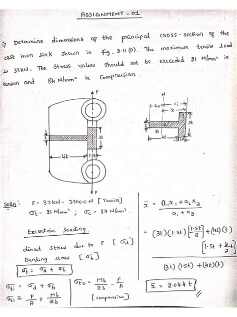 Machine Design Assignment 1 Pdf