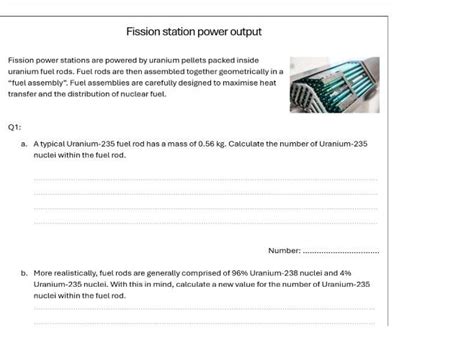 Fission Reactors In Depth Teaching Resources