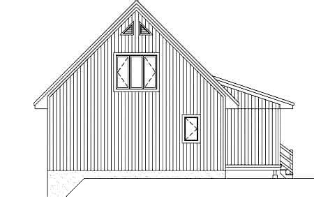 Plan 80741pm Narrow Lot Cabin