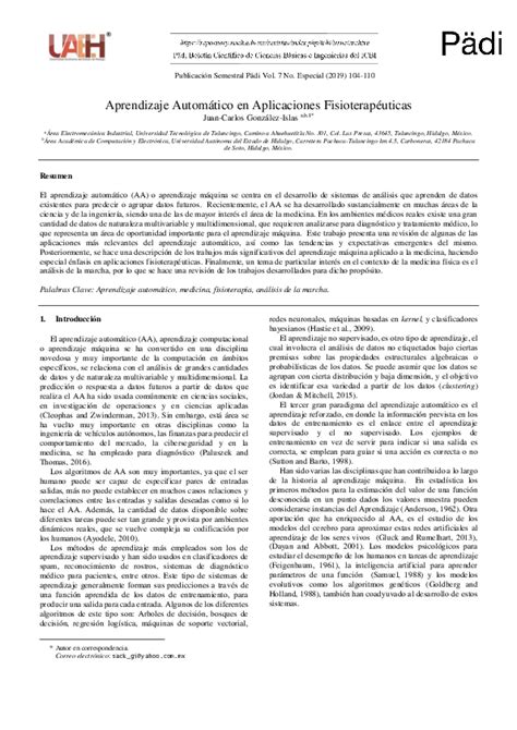 Pdf Aprendizaje Automático En Aplicaciones