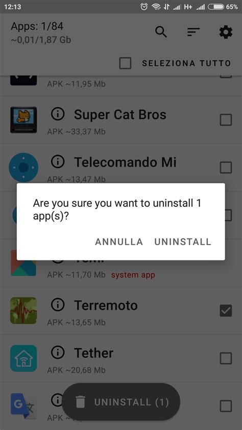 Unapp Consente Di Rimuovere Più Applicazioni Contemporaneamente