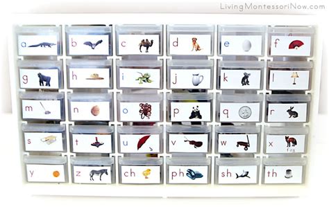 DIY Alphabet Box Multi Level Printables And Resources Montessori Monday Living Montessori Now