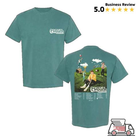 Kurtis Conner Store Merch Kc 2025 Fall Tour Green Tee Newest Fashion