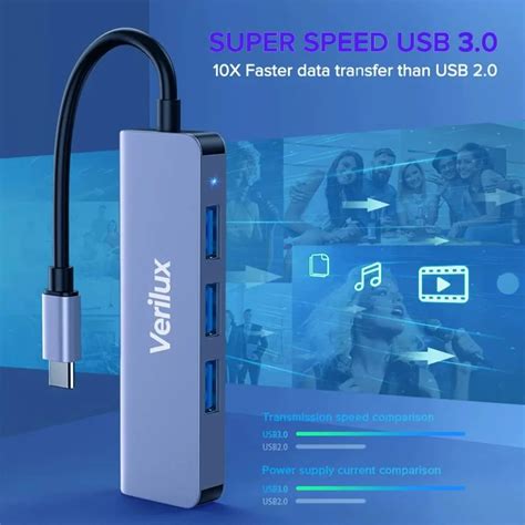 Verilux In Aluminum Usb Type C Hub At Rs Piece Usb Hub In New Delhi Id