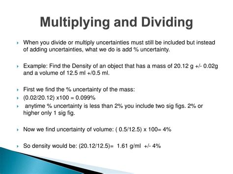 PPT Measurements And Uncertainties PowerPoint Presentation Free Download ID