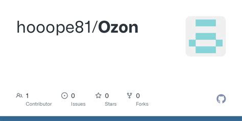 GitHub Hooope81 Ozon