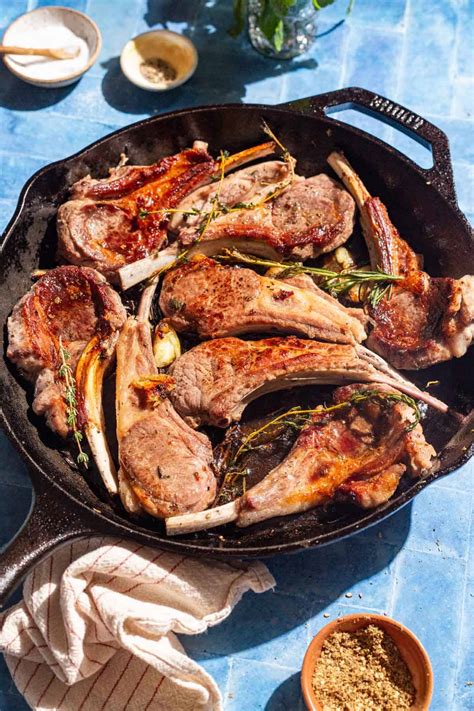 Pan Seared Lamb Chops The Mediterranean Dish