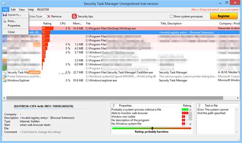Security Task Manager Download Softpedia