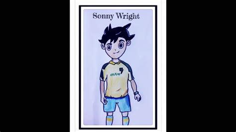 How To Draw Sonny Wright From Inazuma Eleven Ares Youtube