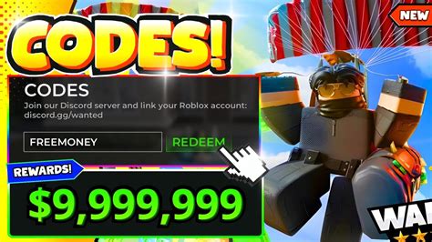 New Codes All New Working Codes For Wanted In 2026 Roblox Wanted
