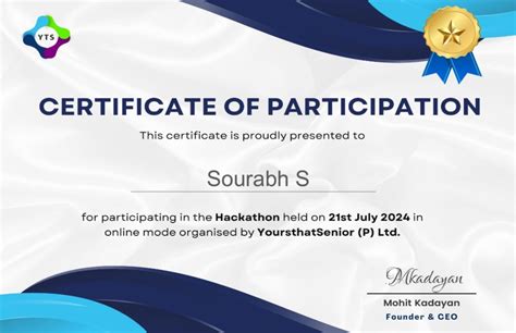 Sourabh S On Linkedin Hackathon Continuouslearning Techinnovation