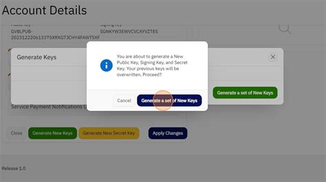 Generate New Keys Govnet Gateway Api Documentation