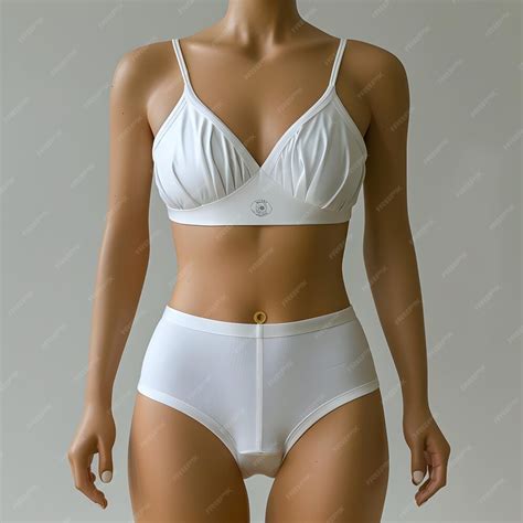 Nightie Or Lingerie Bra Lingerie On Antique Mannequin For Undergarments