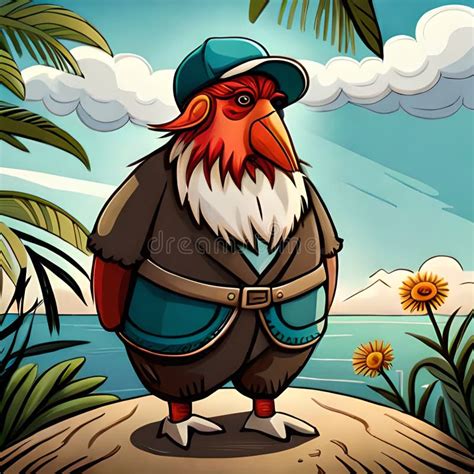 A Cute Funny Pegion Portrait Stock Illustration Illustration Of Colorful Funny 277128579