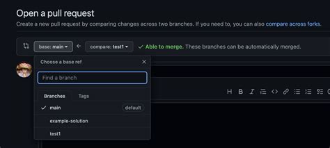 How To Post A Github PR That Sets The Base Branch To Release Stack Overflow