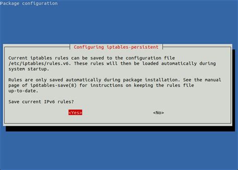 How To Make Iptables Configuration Persistent Sleeplessbeastie S Notes