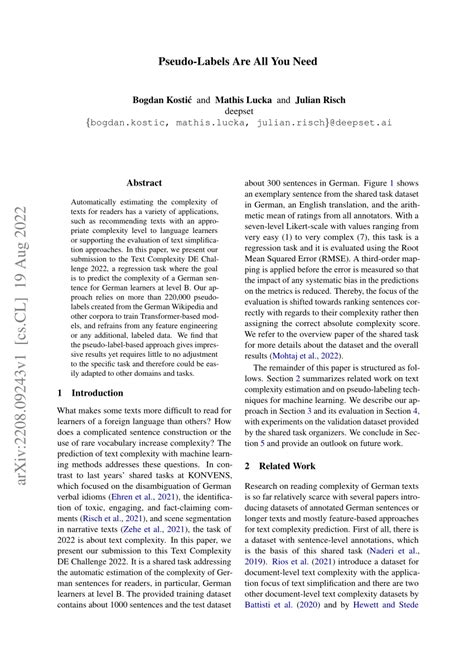 PDF Pseudo Labels Are All You Need