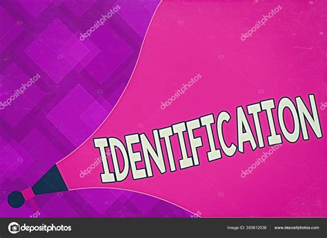 Writing Note Showing Identification Business Photo Showcasing An Action Or Procedure To