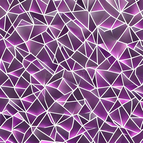 a digital abstract pattern of overlapping triangles in shades of purple