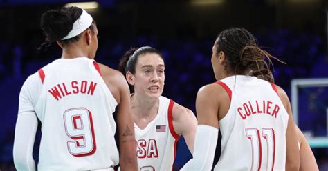 Aja Wilson Breanna Stewart Dominate In Usa Basketball Womens 102 76