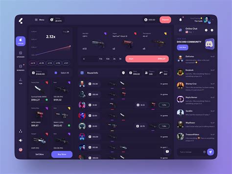 game dashboard 🔫 by yevhen ledenov for ledo on dribbble
