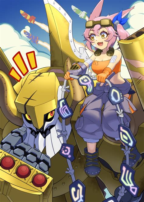 Yata Masahara Kitt Yu Gi Oh Tri Brigade Kitt Yu Gi Oh Commentary Request Highres 1girl