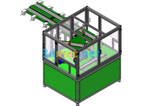 Automated Assembly Machine 3d Model Solidworks