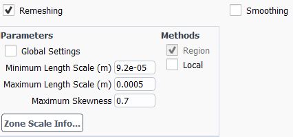 Fluent Simulation Does Not Re Mesh