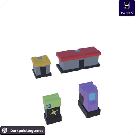 Low Poly Sci Fi Assets By Darkpalette