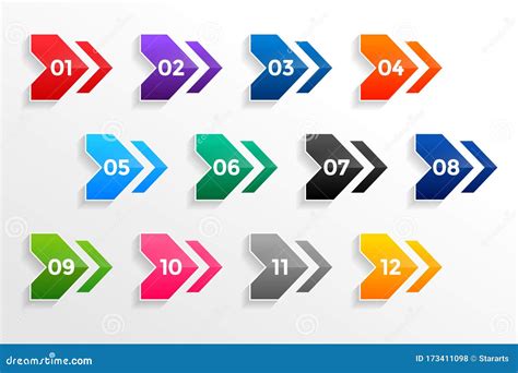 3d Arrow Style Chart Vector Illustration 33848702